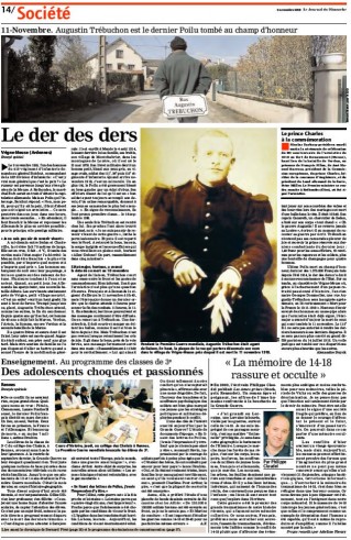 Augustin Trébuchon, mort le 11 novembre 1918 à 10 h 50 | Espace perso ...